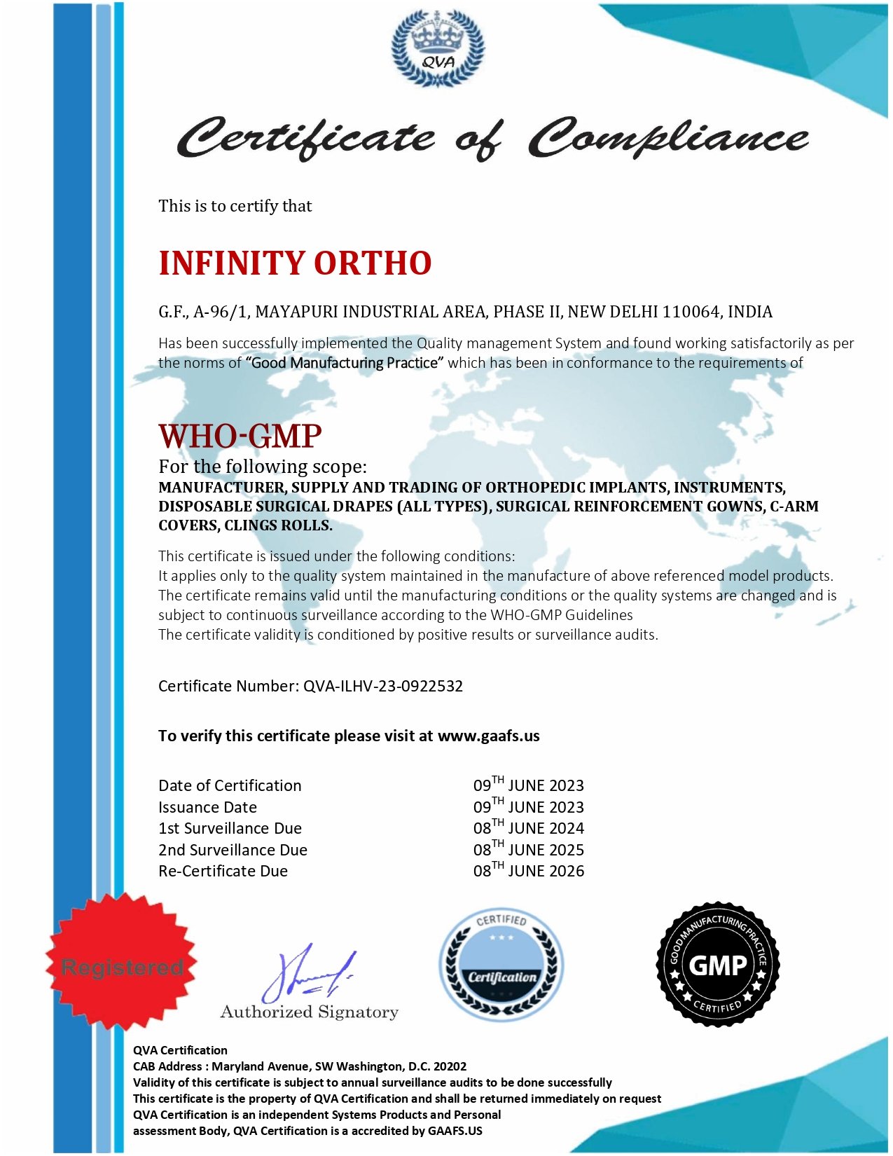 Infinity Ortho | Orthopedic Implants & Surgical Instruments